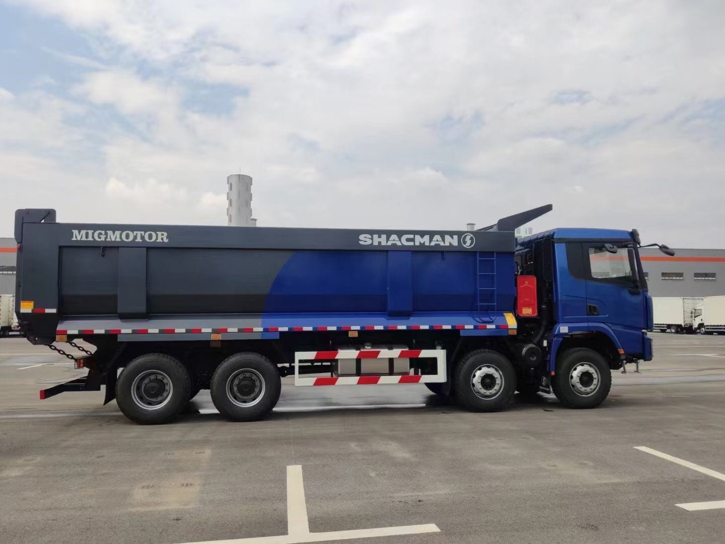 50 tonnellate di SHACMAN X3000 Dump Truck 8x4 380hp EuroV 10 ruote ...